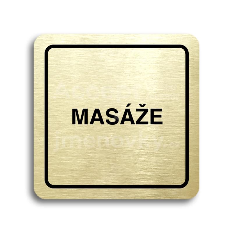 Piktogram "masáže" (80 x 80 mm)