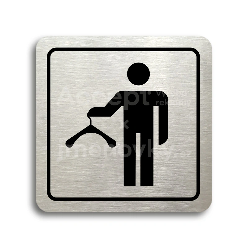 Piktogram "převlékací box VI" (80 x 80 mm)